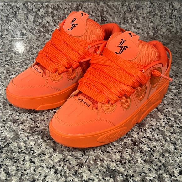 Puma | Shoes | Puma La France Orange Sneakers | Poshmark